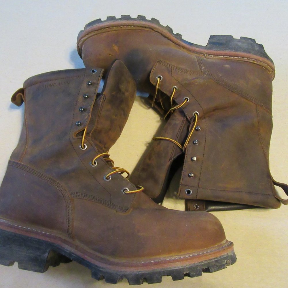 Mens Red Wing Loggermax 2219 9-Inch Logger Boots Sz 15 - Gem